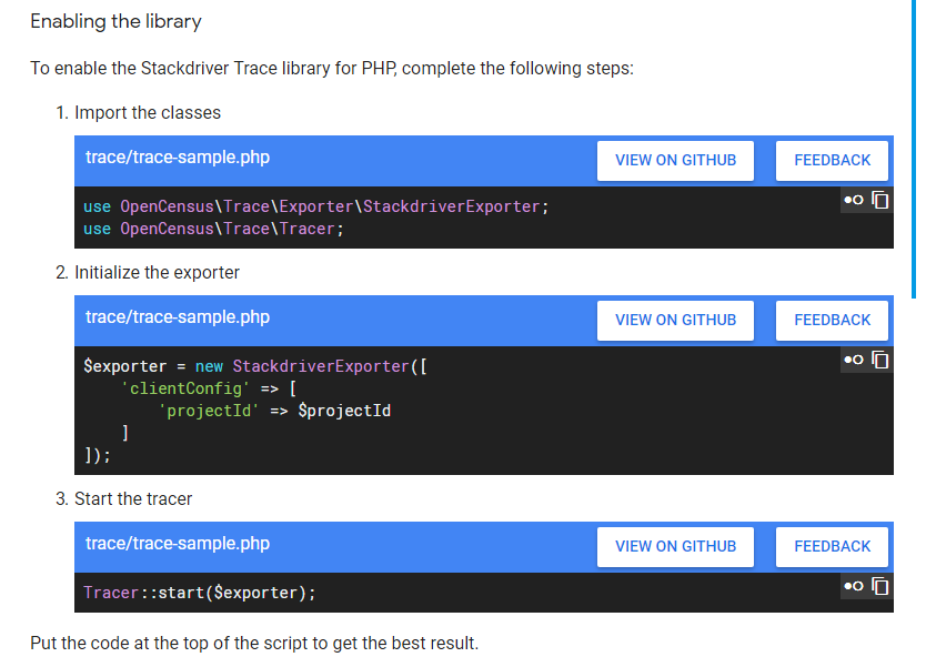 Stackdriver Trace for PHP で、wordpressサイトをモニタリングしてみました。